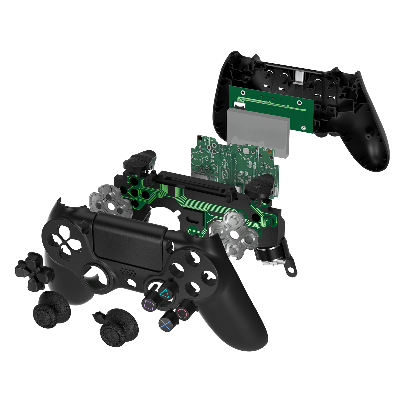 Sonicon Wireless PS4 Elite Controller Edge Edition w/ 4 Remappable Bac ...