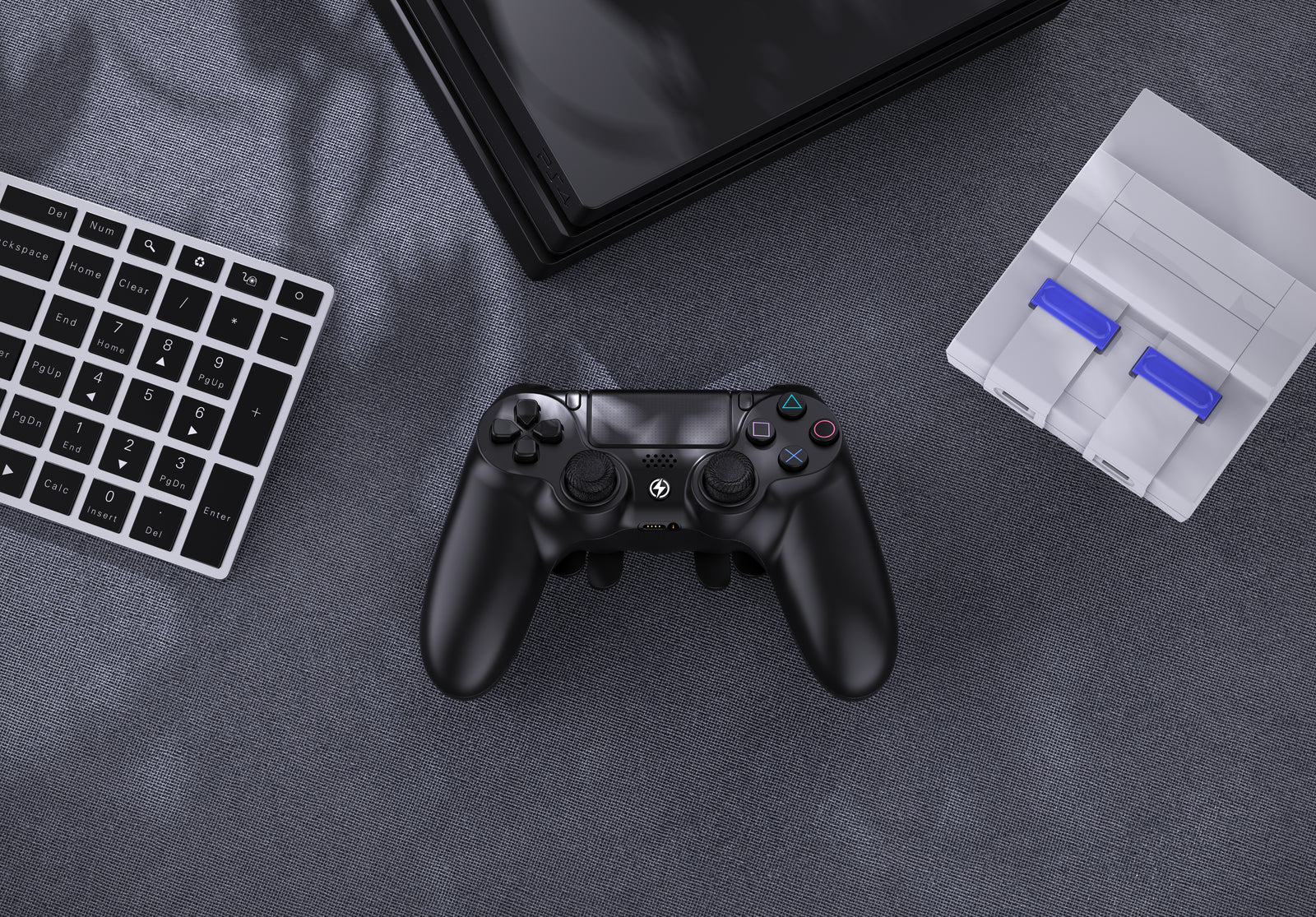 Sonicon Wireless PS4 Elite Controller Edge Edition w/ 4 Remappable Bac ...